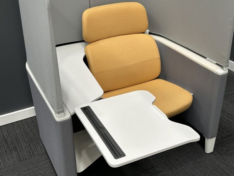 Brody Privacy Lounge & Footrest – Steelcase - FIL Furniture