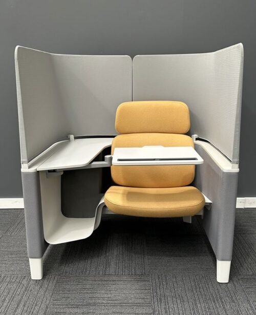 Brody Privacy Lounge & Footrest – Steelcase - FIL Furniture